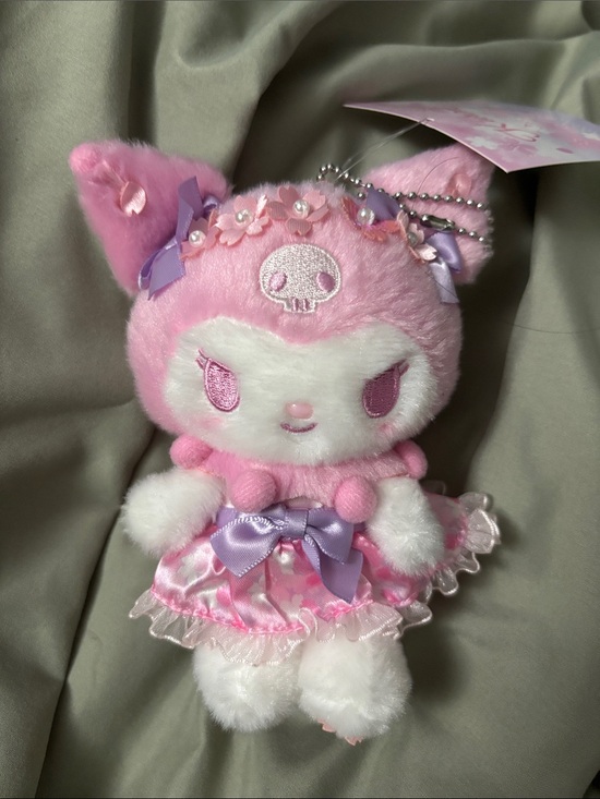 Sanrio | Toys | Sanrio Japan Sakura Kuromi Plush Keychain | Poshmark